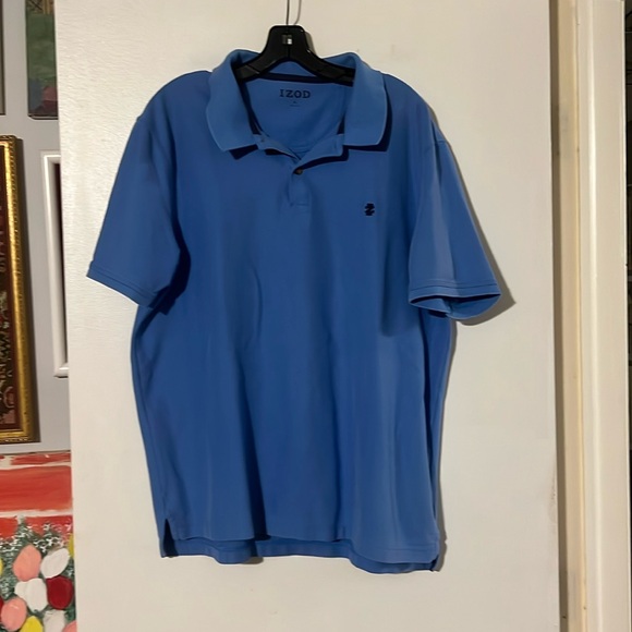 Izod | Shirts | Izod Blue Mens Short Sleeve Polo | Poshmark